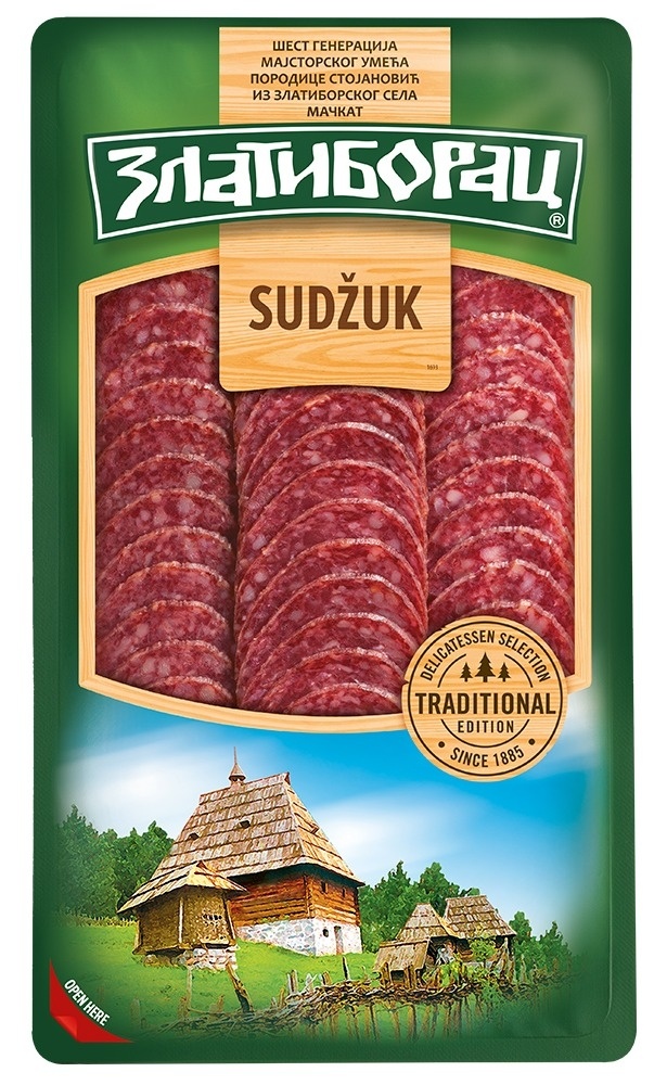 ZLATIBORAC sudžuk slajs 100g - Cenoteka