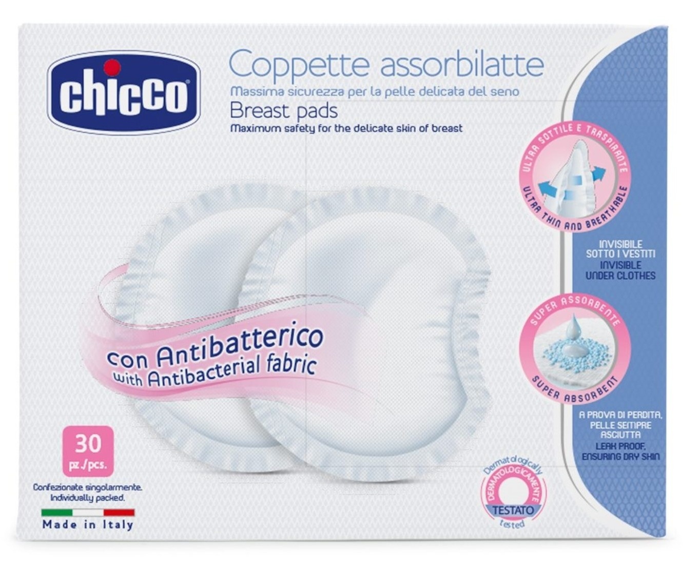 Tuferi za grudi CHICCO 30kom - Cenoteka