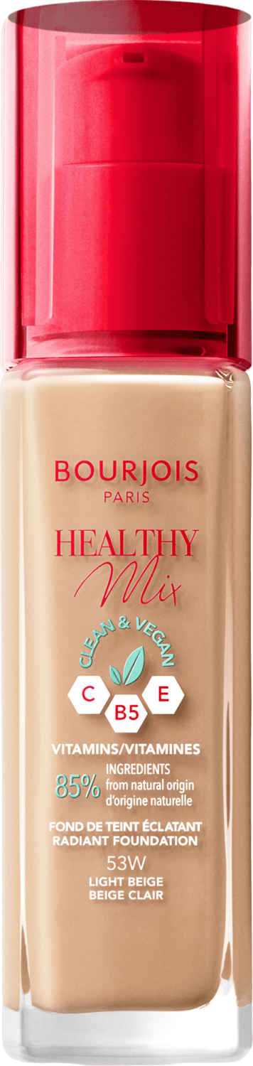 BOURJOIS Healthy mix vegan tečni puder 53 light beige - Cenoteka