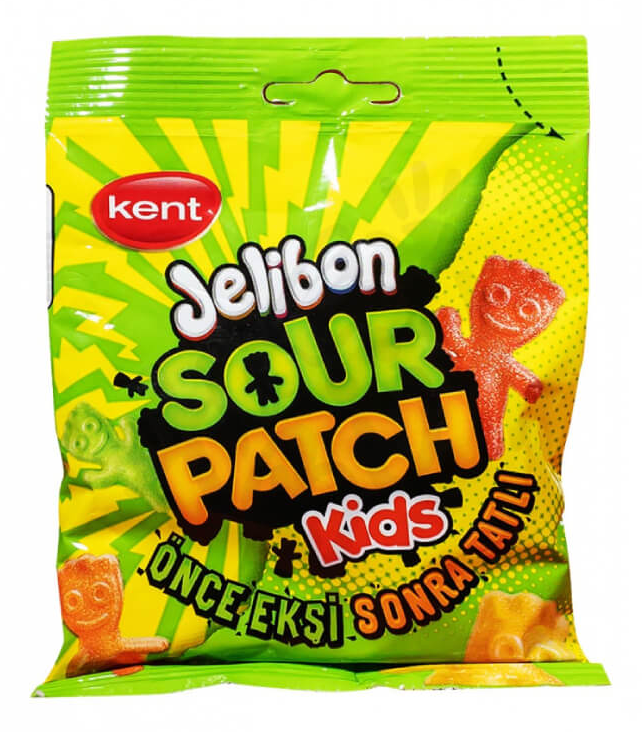 Gumene bombone KENT jelibon sour patch kids 80g - Cenoteka