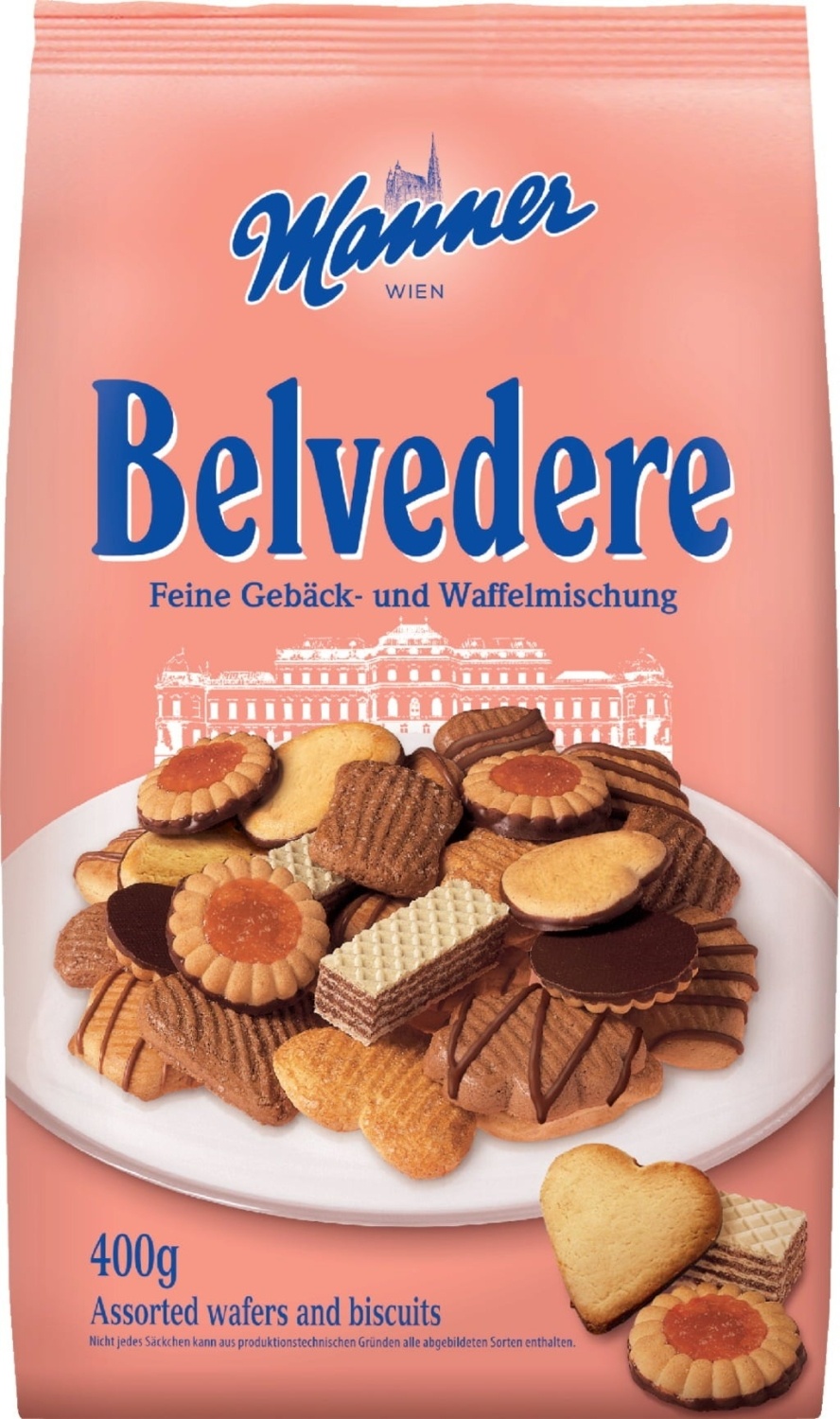 Keks MANNER Belvedere 400g - Cenoteka