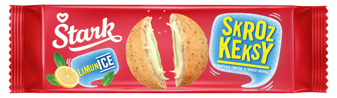 Keks ŠTARK Skroz keksy limun i nana 135g - Cenoteka
