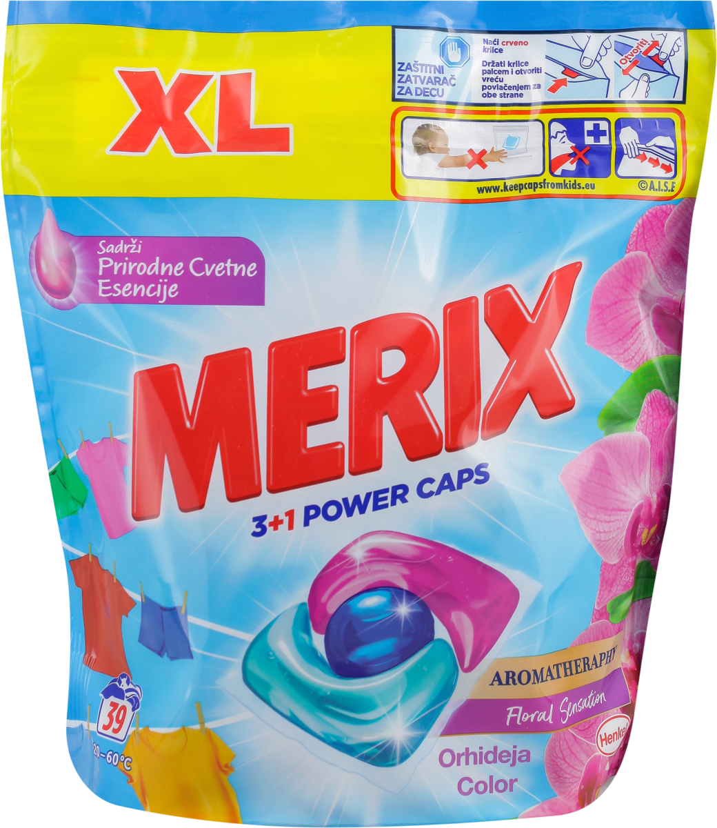 MERIX kapsule za veš orhideja i ulje makadamije 39kom - Cenoteka