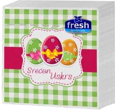 Salvete FRESH Srećan Uskrs 1sloj 45kom - Cenoteka
