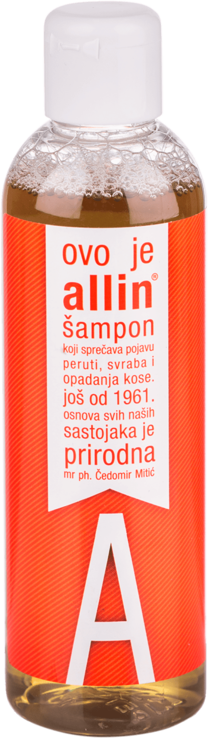 Šampon ALLIN protiv peruti i opadanja kose 200ml - Cenoteka