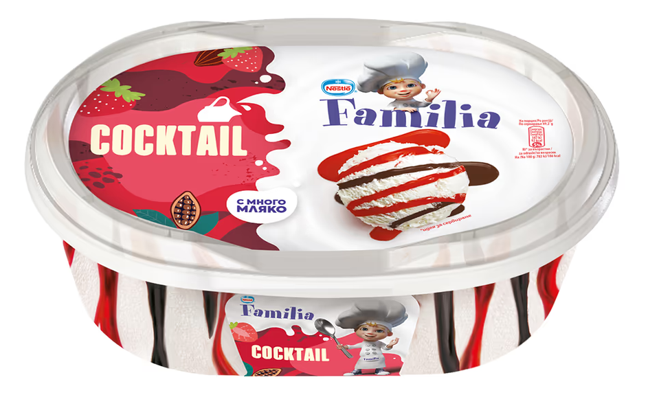 Sladoled FAMILIA cocktail 700ml - Cenoteka