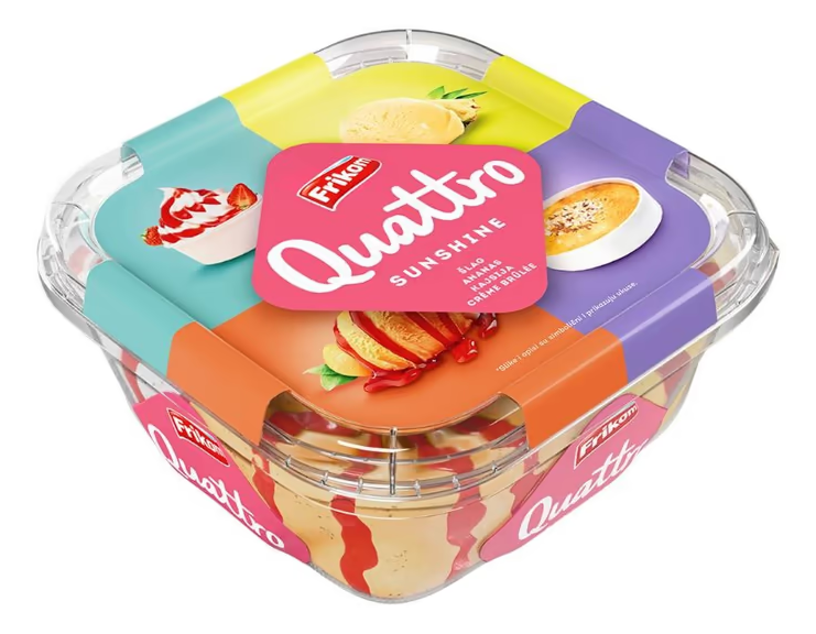 Sladoled QUATTRO Sunshine 1500ml - Cenoteka