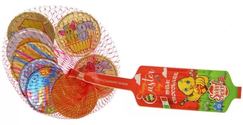 Uskršnji čokoladni novčići mrežica SWEET CHOICE 43g - Cene i Akcije