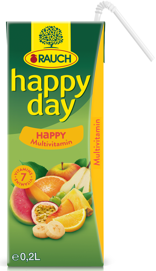 Voćni sok HAPPY DAY multibitamin 100% 200ml - Cenoteka