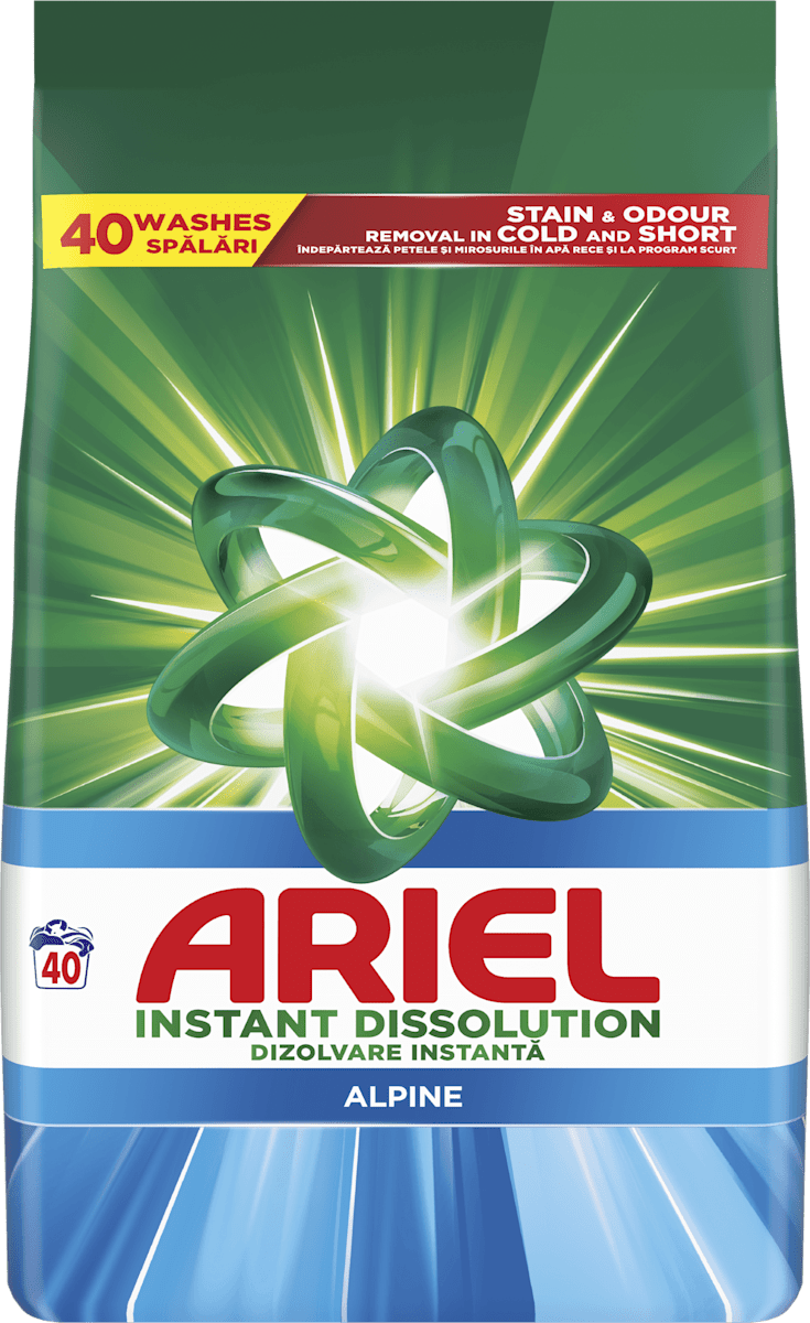 ARIEL Alpine deterdžent za veš 40 pranja (2,6kg) - Cenoteka
