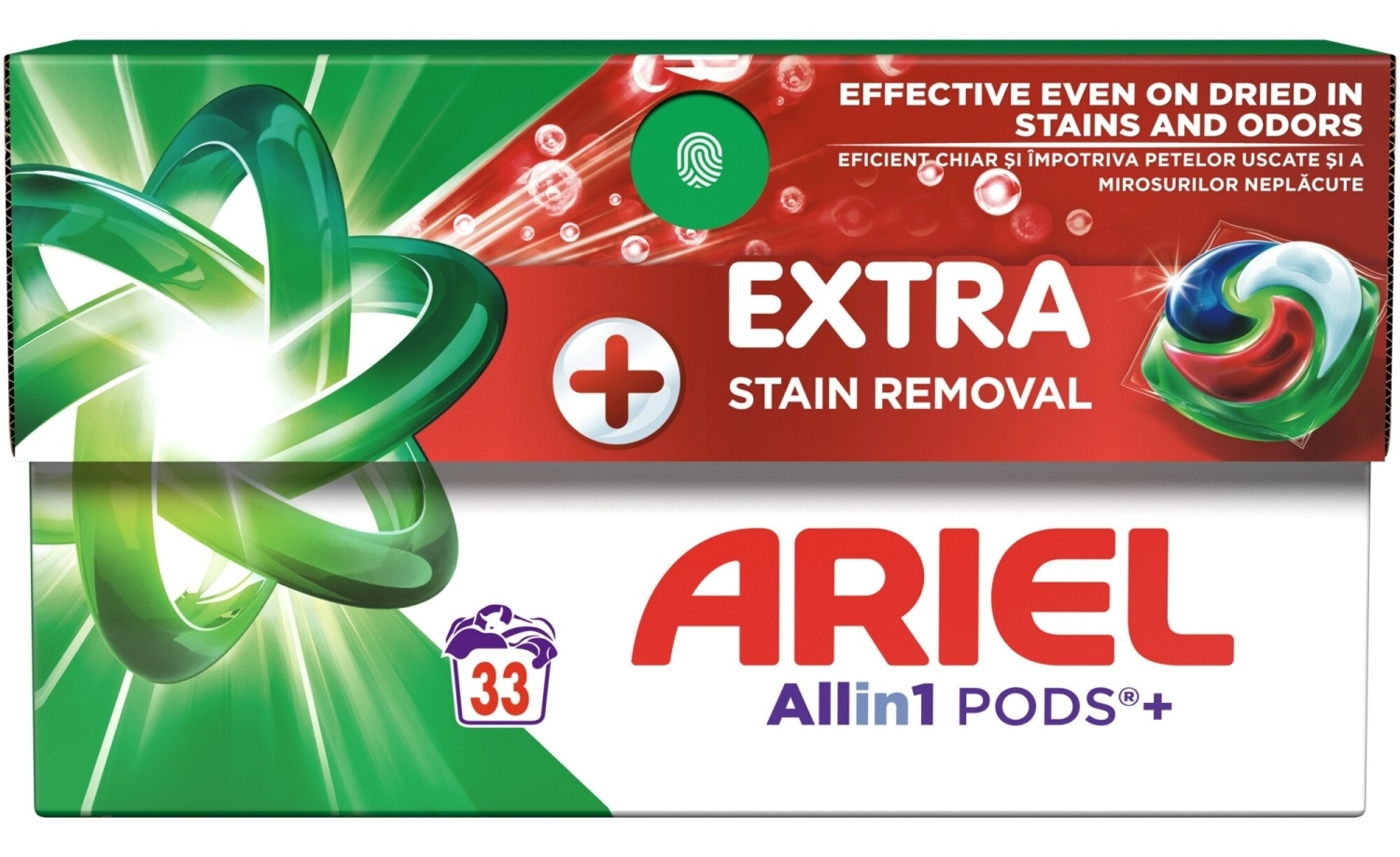 ARIEL PODS Extra clean kapsule za veš 33kom - Cenoteka