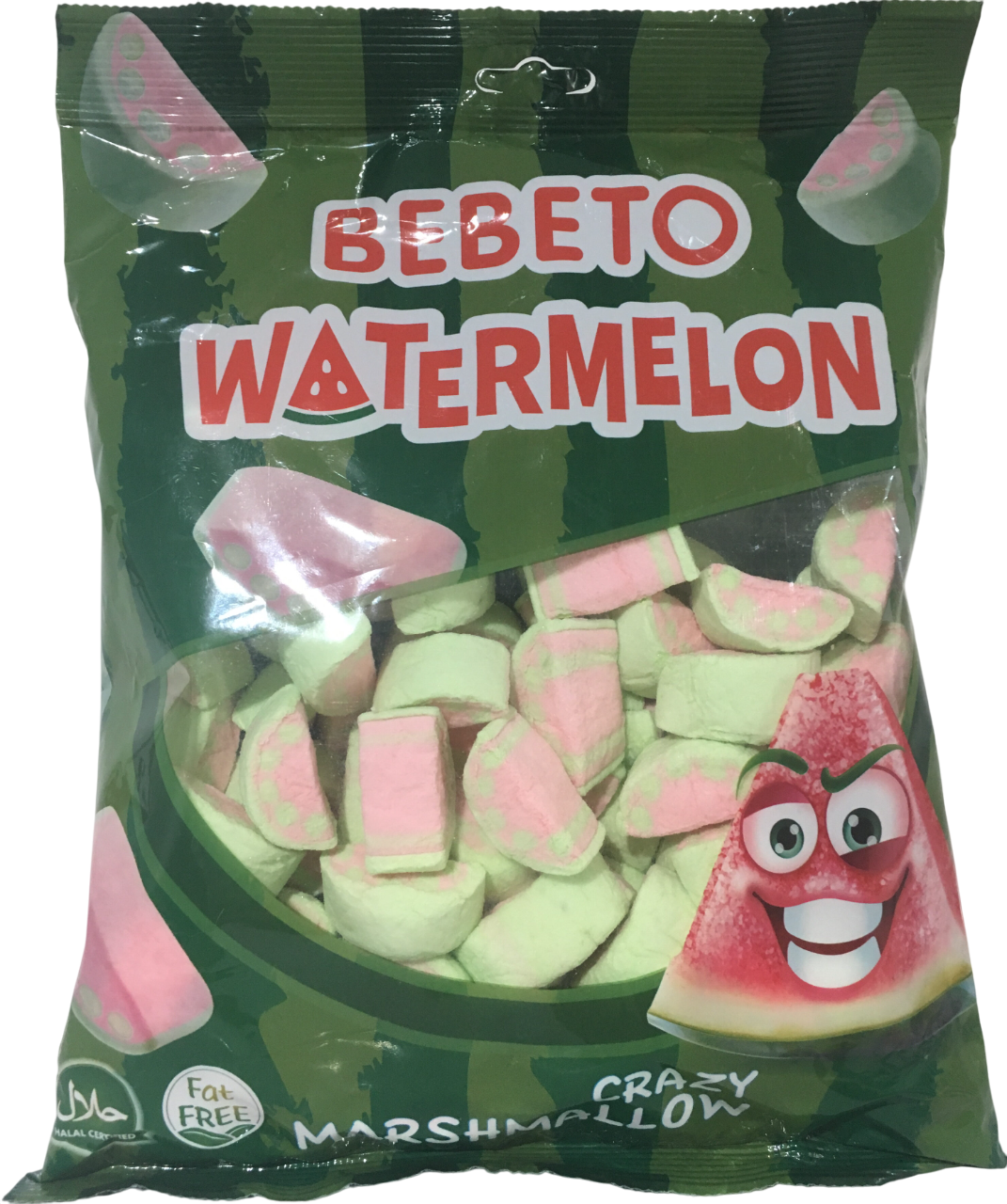Gumene bombone BEBETO marshmallow watermelon 250g - Cenoteka