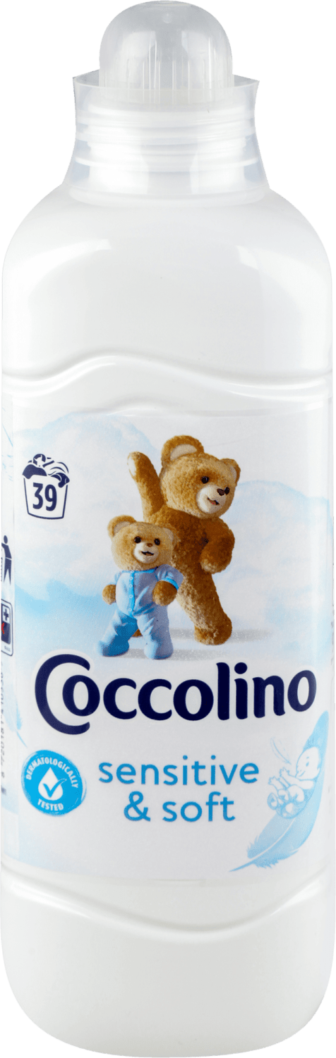 COCCOLINO Sensitive & soft omekšivač za veš 39 pranja (975ml) - Cenoteka
