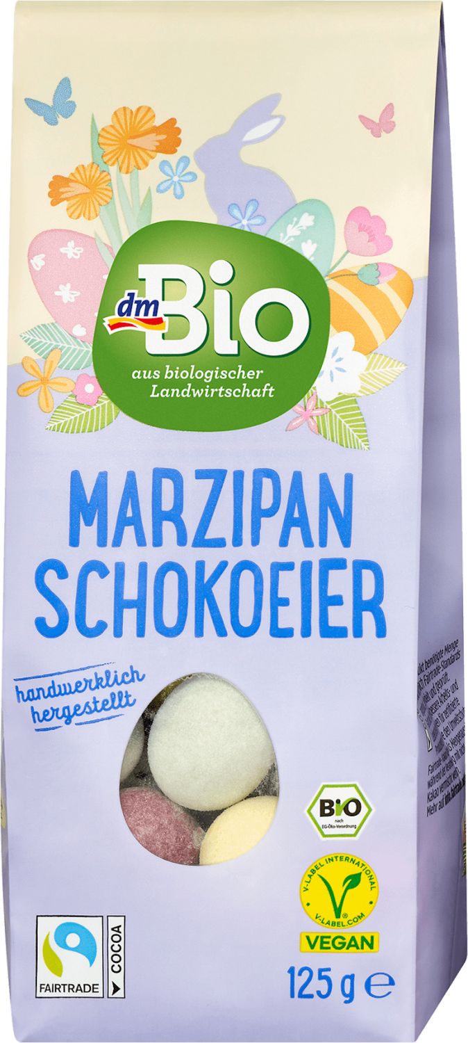 Čokoladna jaja DM BIO od marcipana 125g - Cenoteka