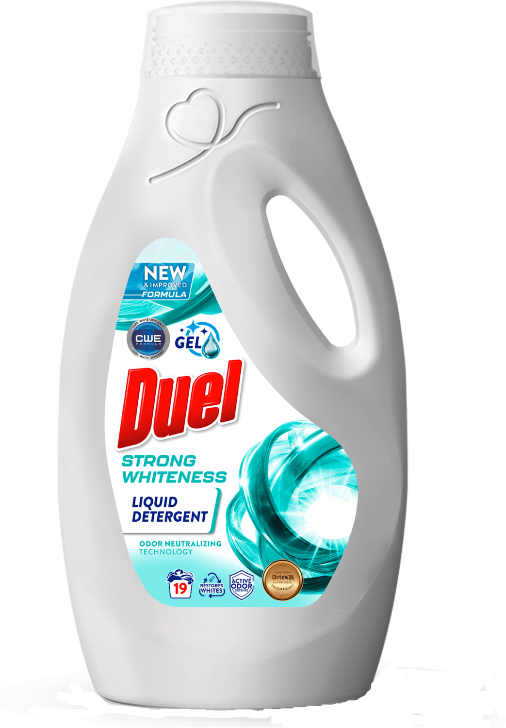 DUEL Strong whiteness tečni deterdžent 19 pranja (855ml) - Cenoteka