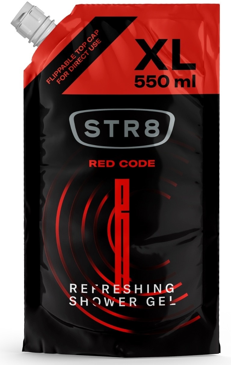 Gel za tuširanje STR8 Red code XL dopuna 550ml - Cenoteka