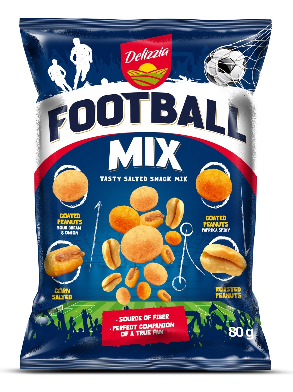 Grickalice DELIZZIA football mix 300g - Cene i Akcije