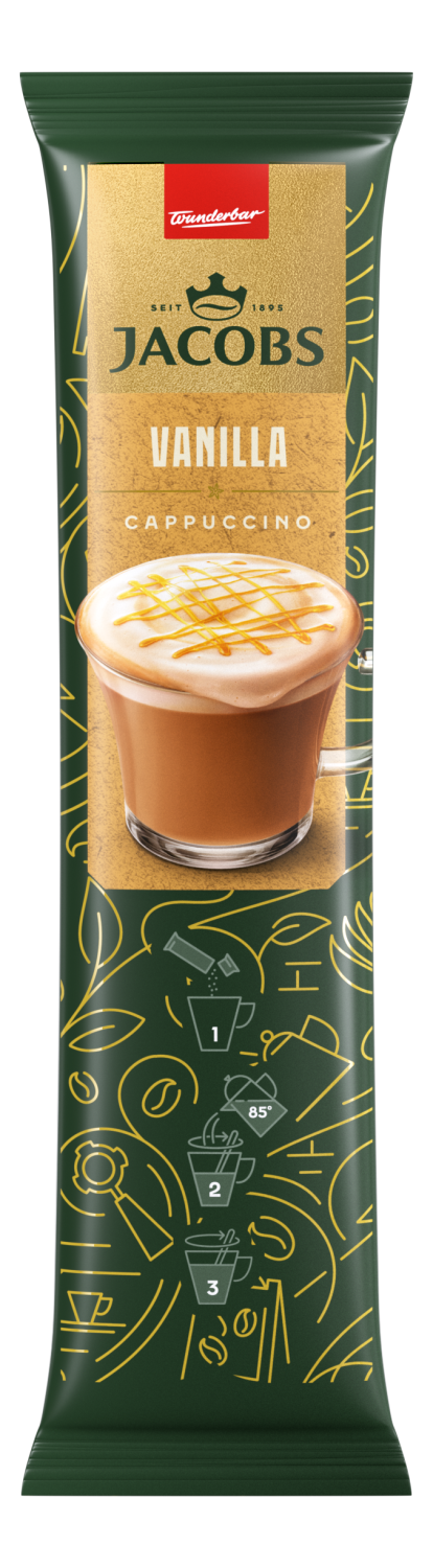 Instant kafa JACOBS cappuccino vanilla 12g - Cenoteka