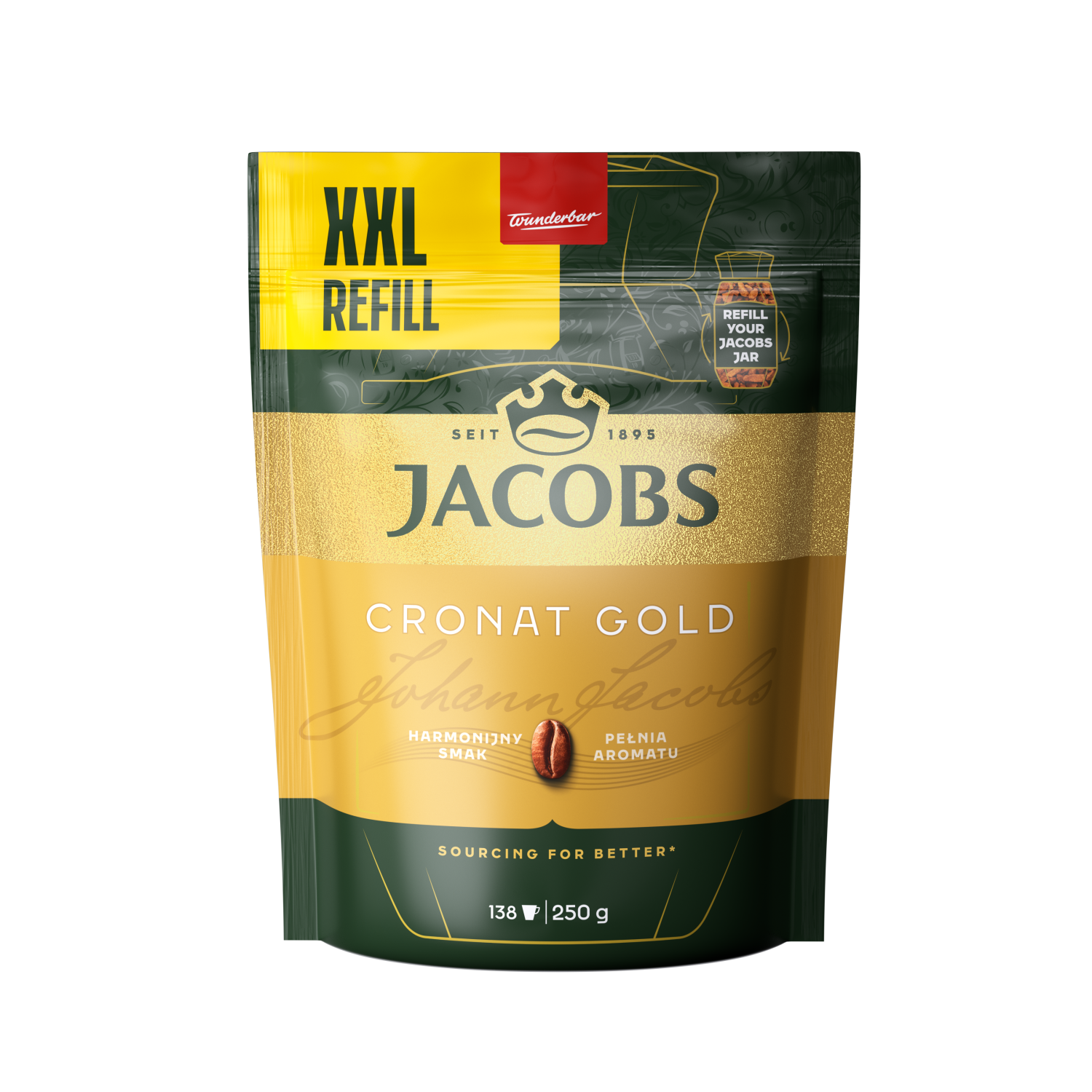 Instant kafa JACOBS Cronat gold XXL 250g - Cenoteka