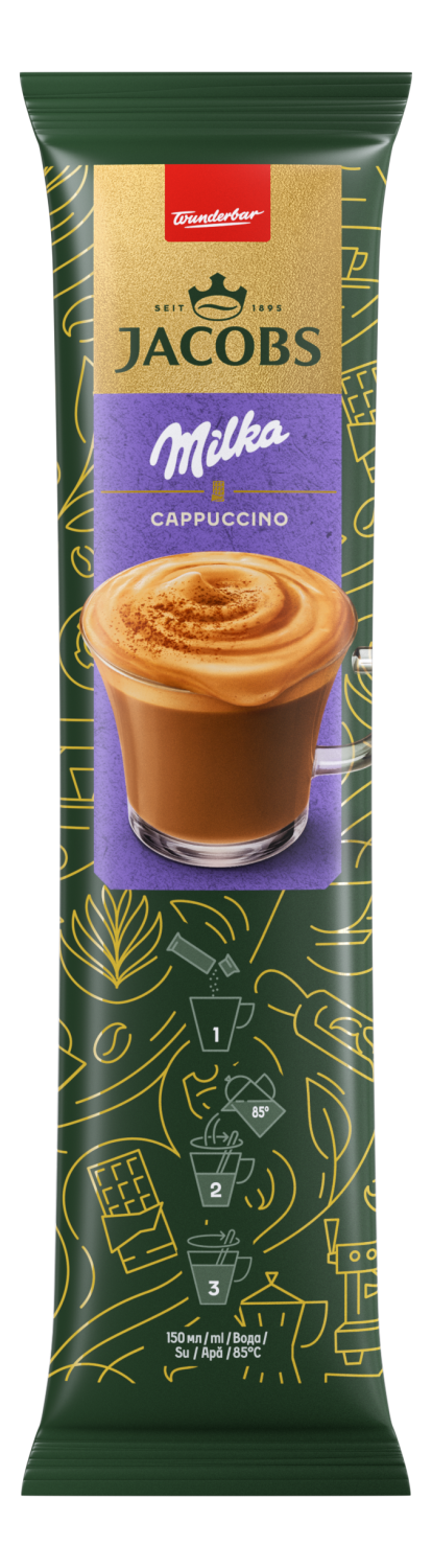 Instant kafa JACOBS Milka cappuccino 15,8g - Cenoteka
