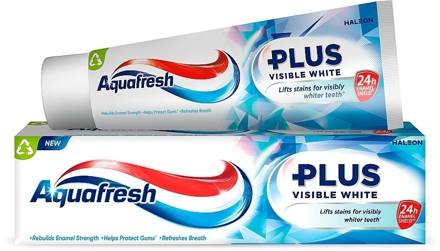 Pasta za zube AQUAFRESH Plus visible white 75ml - Cenoteka
