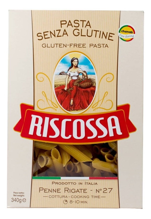 RISCOSSA Penne rigate testenina bez glutena 340g - Cenoteka