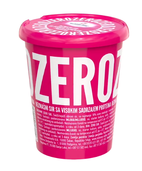 Sir MLEKARA ŠABAC Zero 1%mm 400g - Cenoteka