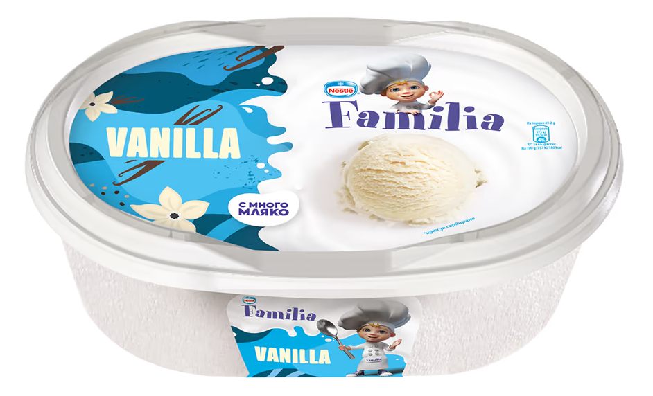 Sladoled FAMILIA vanilla 700ml - Cenoteka