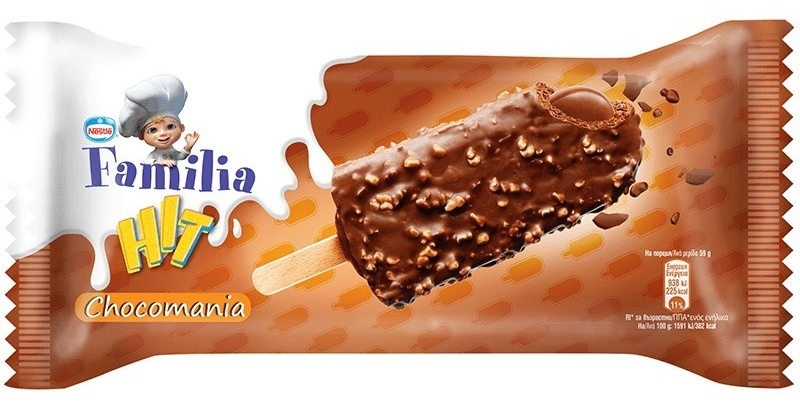 Sladoled FAMILITA Hit chocomania štapić 76ml - Cenoteka
