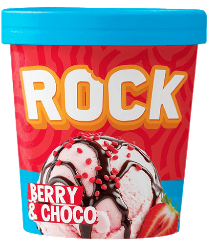 Sladoled ROCK berry & choco 450ml - Cenoteka