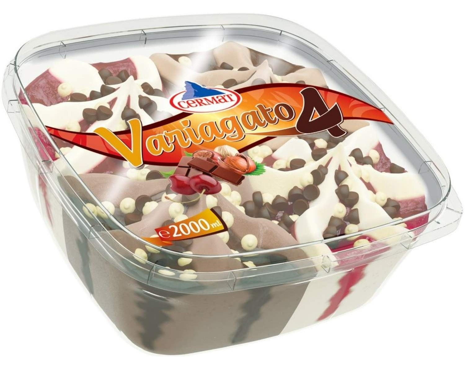 Sladoled CERMAT Variagato quatro 2000ml - Cenoteka