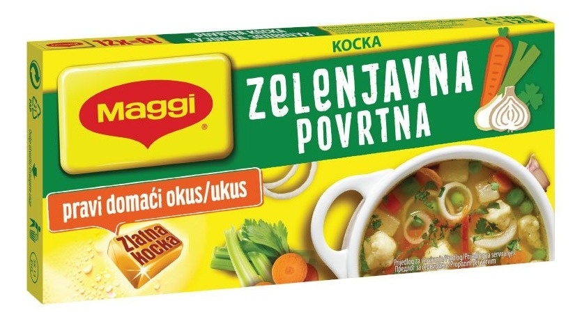 Supa MAGGI u kocki povrće 120g - Cenoteka