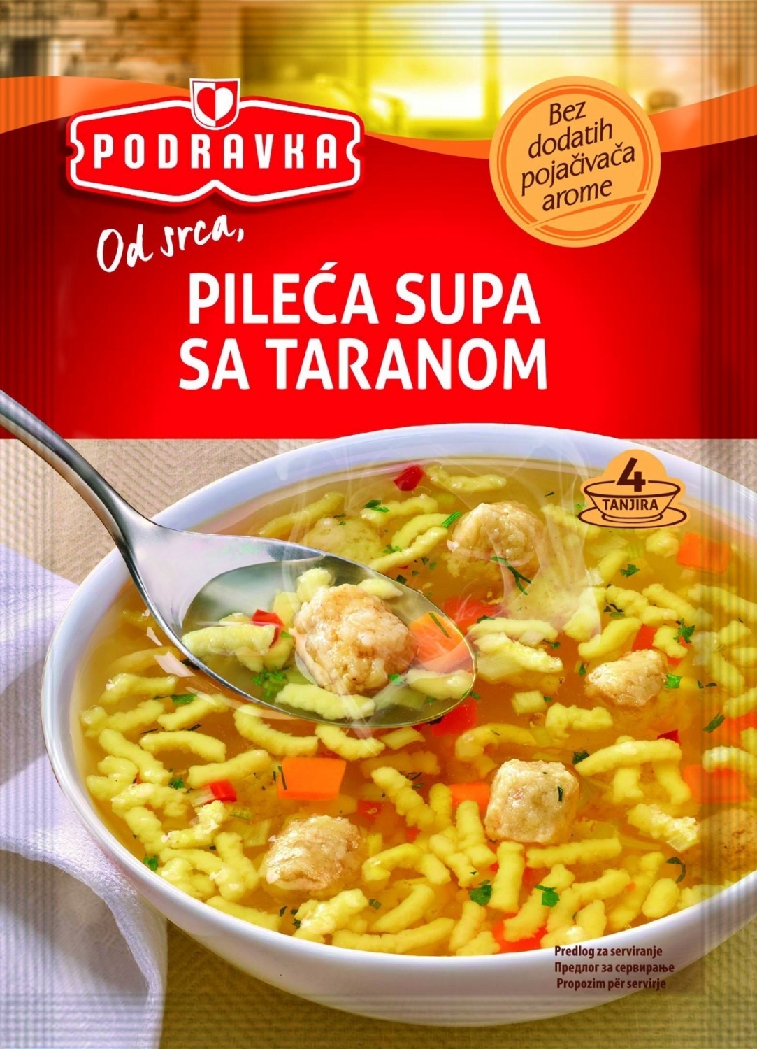 Supa PODRAVKA pileća sa taranom 65g - Cenoteka