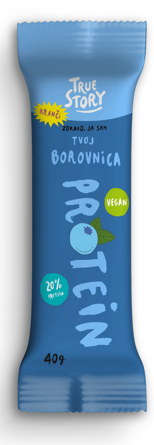 TRUE STORY protein bar borovnica 40g - Cene i Akcije