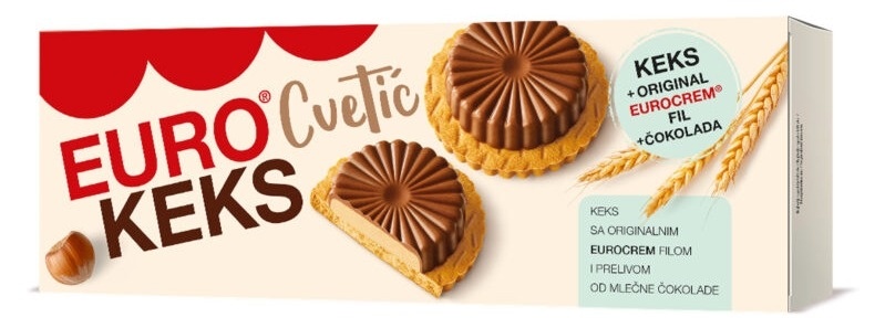 Keks SWISSLION Eurocream cvetić 105g - Cenoteka