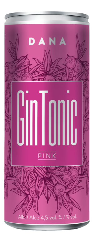 Koktel DANA Gin tonic pink 330ml - Cenoteka