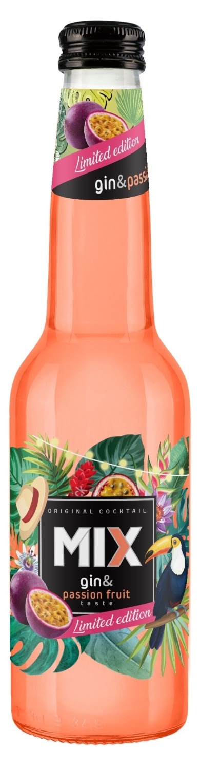 Koktel MIX Gin & passion fruit 330ml - Cenoteka