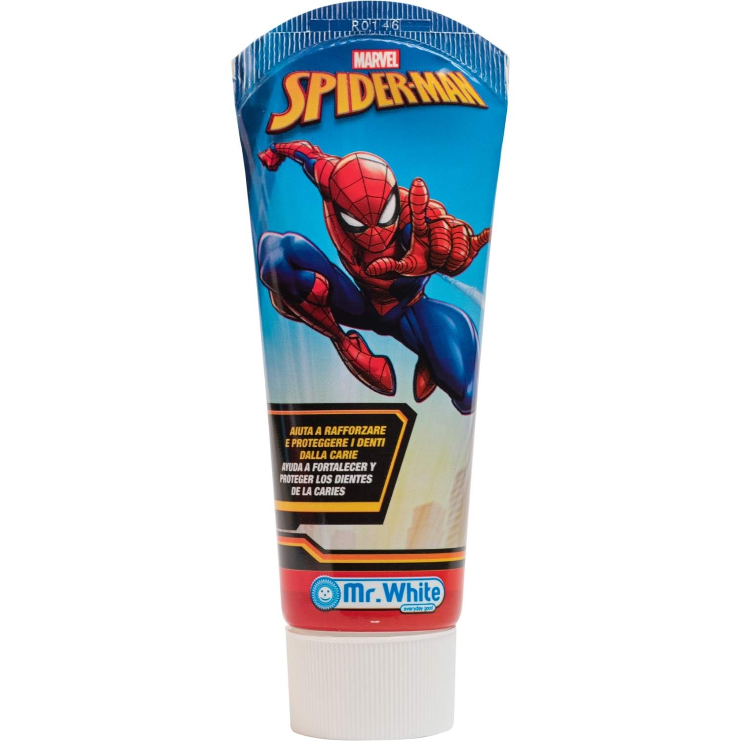 Pasta za zube MR.WHITE Spiderman dečija 75ml - Cenoteka