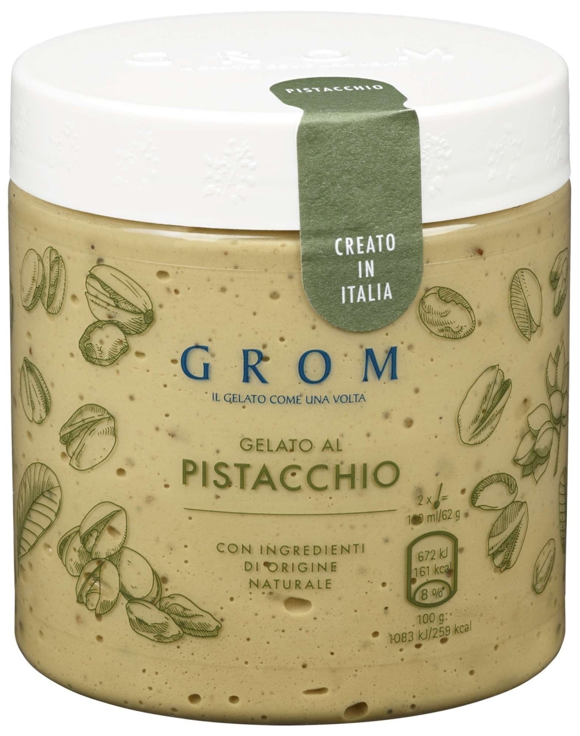 Sladoled GROM pistaći 460ml - Cenoteka