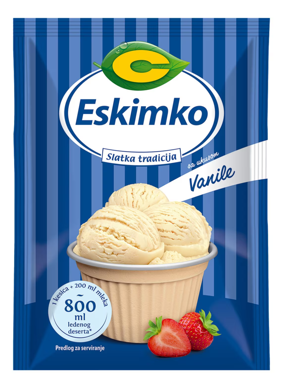 Sladoled ESKIMKO ledeni desert vanila 75g - Cenoteka