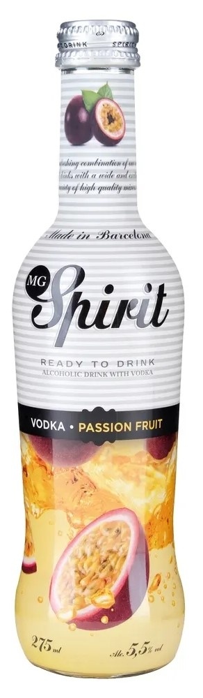 Koktel MG SPIRIT Vodka passion fruit 275ml - Cenoteka