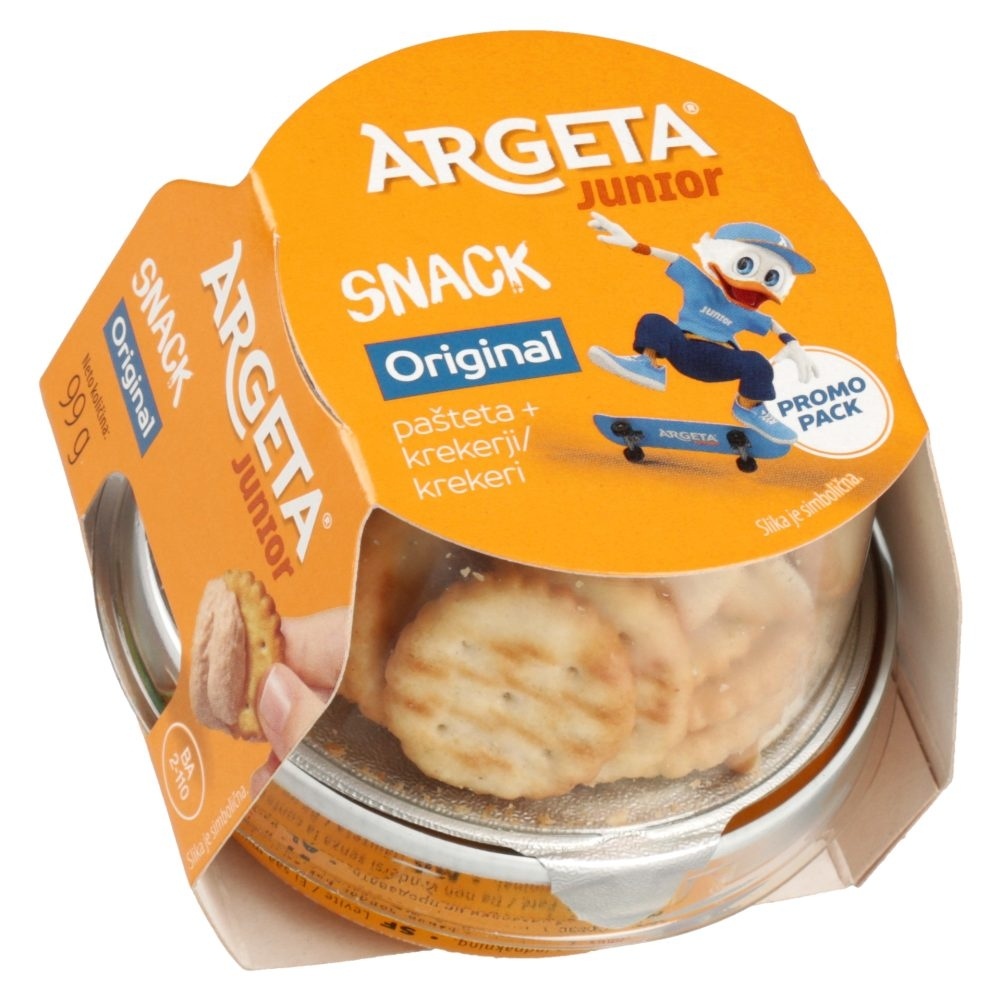Pašteta ARGETA junior snack 99g - Cenoteka