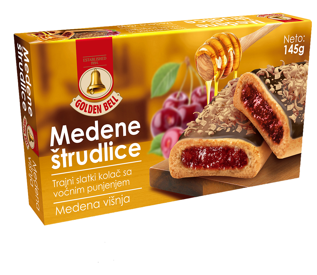 Štrudla MEDELA Golden bell višnja 145g - Cenoteka