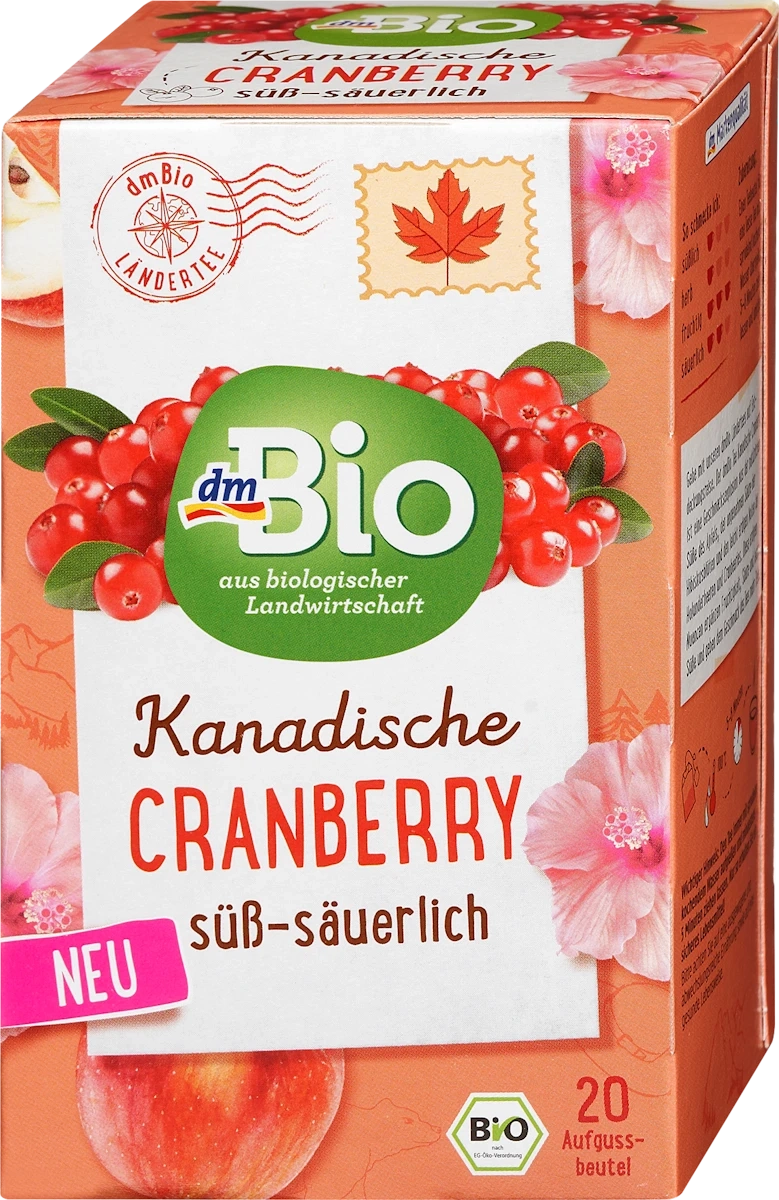 DM BIO čaj Kanadska brusnica 40g - Cenoteka