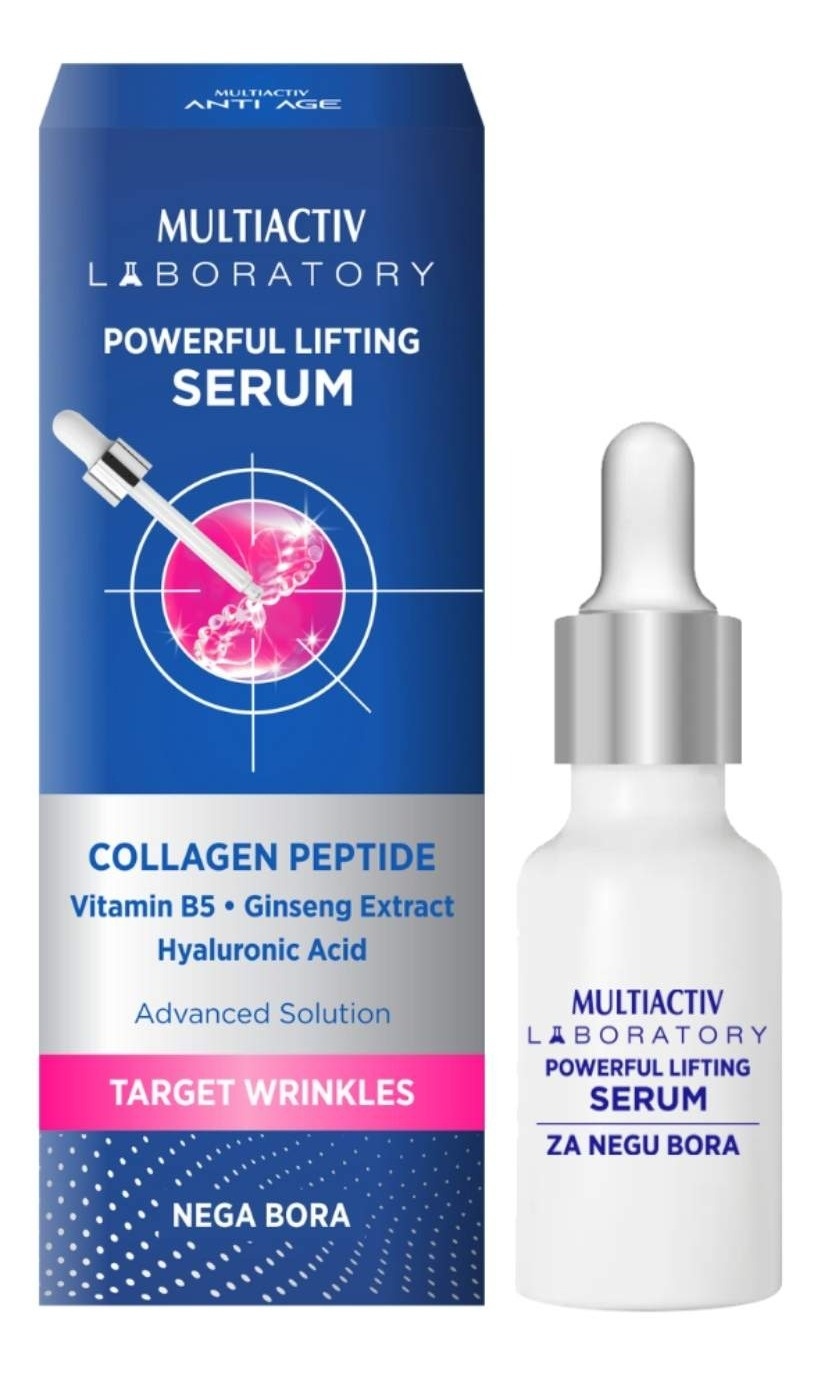MULTIACTIV Collagen peptide anti age serum za lice 20ml - Cenoteka