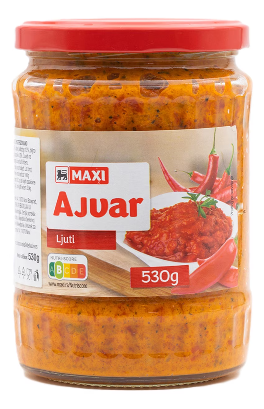 Ajvar MAXI ljuti 530g - Cenoteka