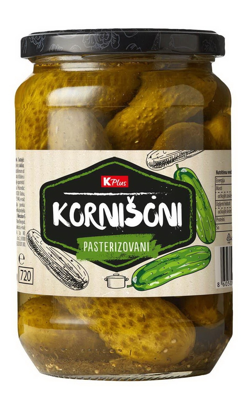 Kornišoni K PLUS 670g - Cene i Akcije