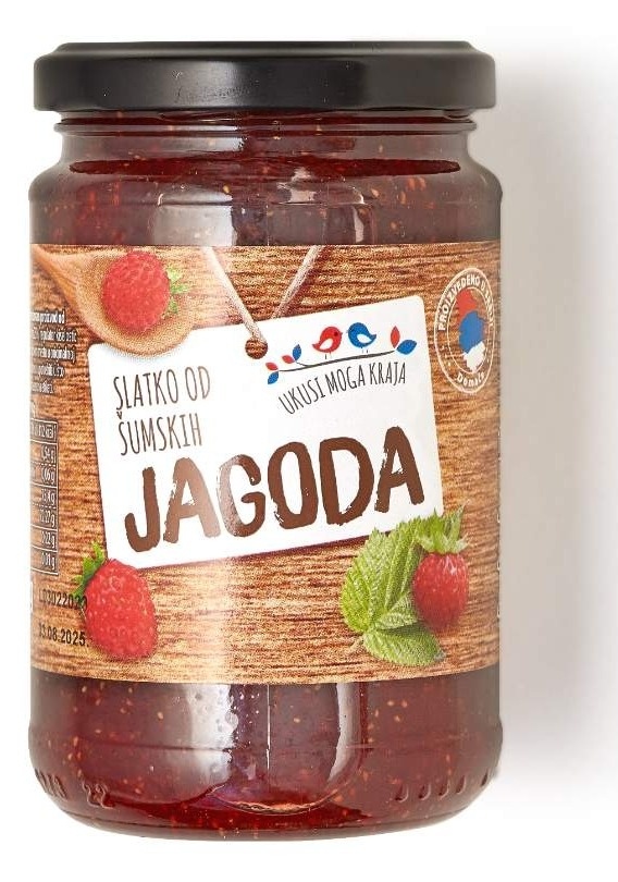 Slatko UKUSI MOGA KRAJA jagoda 375g - Cenoteka