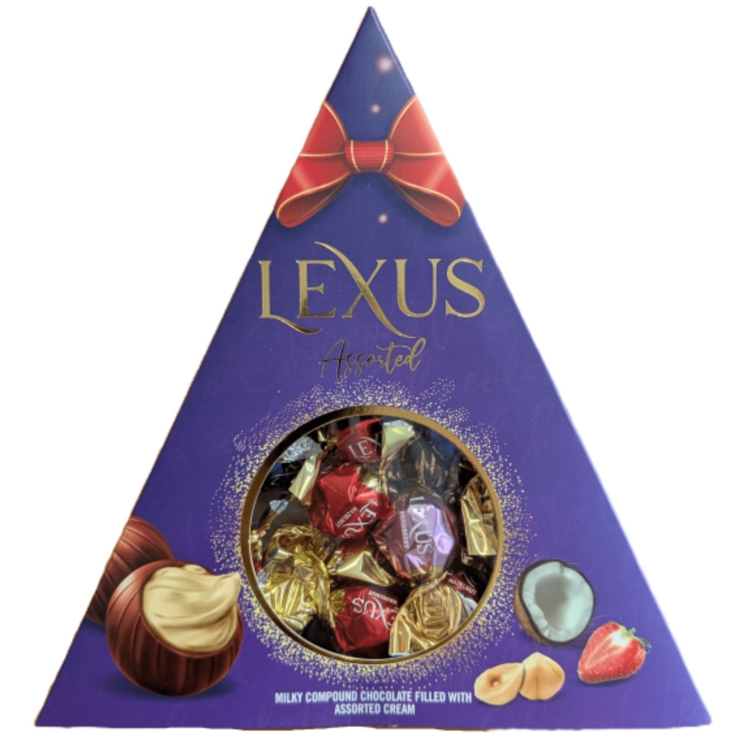 Bombonjera LEXUS jelka lešnik krem 120g - Cenoteka