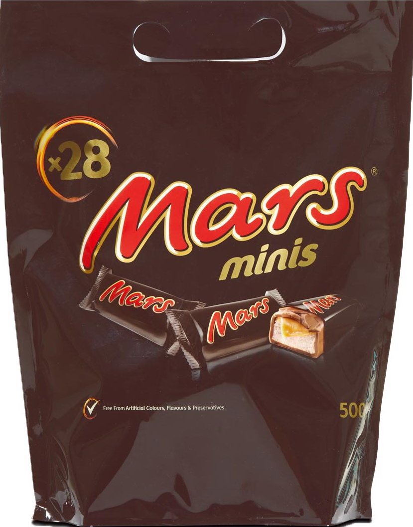 Čokoladica MARS Minis 500g - Cenoteka